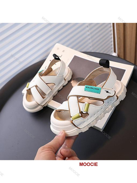 Сандалии Мальчики MOOCIE, размер 33 Искусственная кожа, Искусственный каучук Однослойная подошва ...