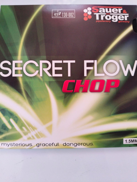 Sauer Troger Secret Flow Chop, 1.5, Красный. Накладка для ракетки настольного тенниса. купить на ...