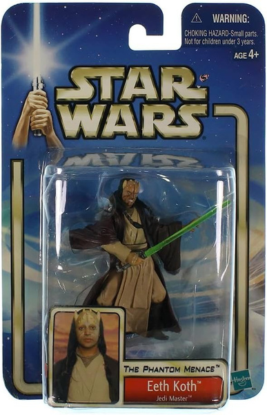 Hasbro,Star Wars,Saga Collection,Jedi Master Eeth Koth The Phantom ...