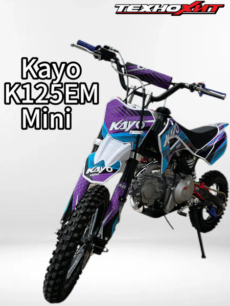 Питбайк KAYO Mini К125EM 14/12 (механ. сцепл., эл. стартер) купить на OZON по низкой цене ...