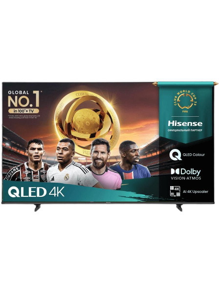 Hisense Телевизор 50E7Q (2025) QLED & DLED, 60 Гц, VIDAA, HDMI 2.1, Wi-Fi 5 ГГц/2.4 ГГц, Game ...