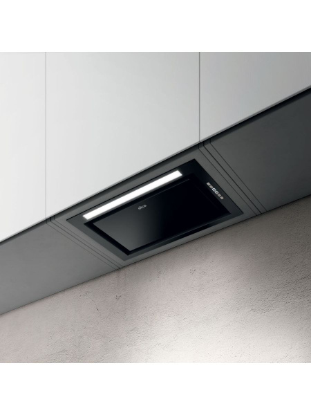 Вытяжка встраиваемая Elica Hidden ADV Plus BLGL/A/52, черный купить на ...