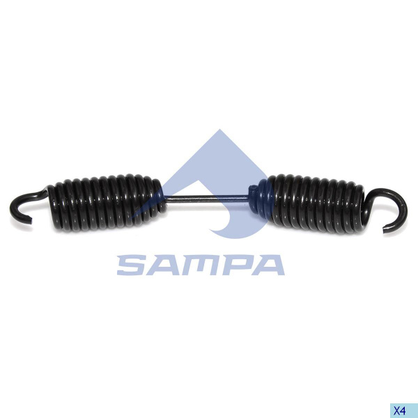 075.032 Пружина колодки тормозной на ось SAF (232x31.3x4) производитель SAMPA (Турция) купить на ...