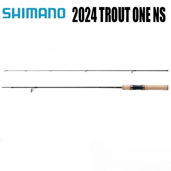 2024 SHIMANO TROUT ONE NS Ручейная форель Макоу с белой полосатой удочкой Luya Rod Портативная ...