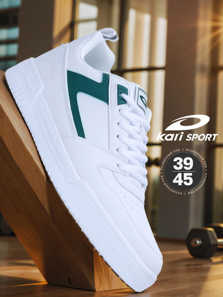 Кеды Мужской Kari Искусственная кожа, размер 43 G Лето Шнурки купить c доставкой на OZON по ...