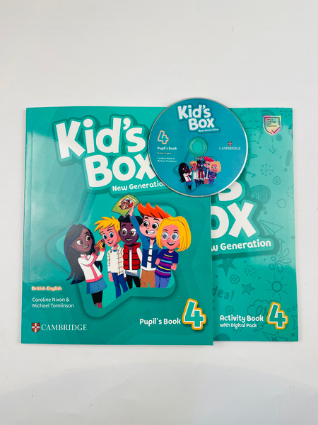 Kid's Box 4 New Generation комплект Pipil's Book + Activity Book + CD ...