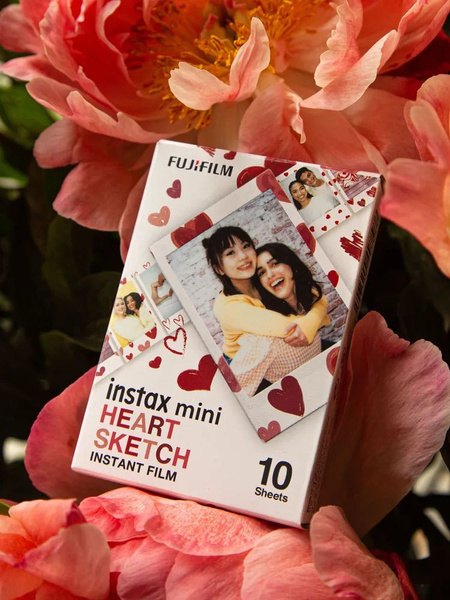 Картриджи Fujifilm Instax Mini HEART SKETCH, 10 снимков купить на OZON ...