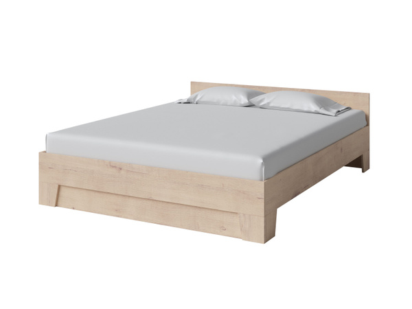PROSON Кровать двуспальная ЛДСП 160x200 см Aria купить на OZON по низкой цене (2575989924)