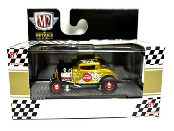 Машинка 1/64 M2 Machines Car model toy M2-1932 Ford Three Window Coupe ...