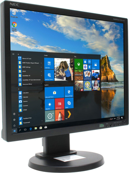 NEC 19" Монитор квадратный, EA190M LCD-EA190M-BK 1xVGA 1xDVI, 1280x1024 ...