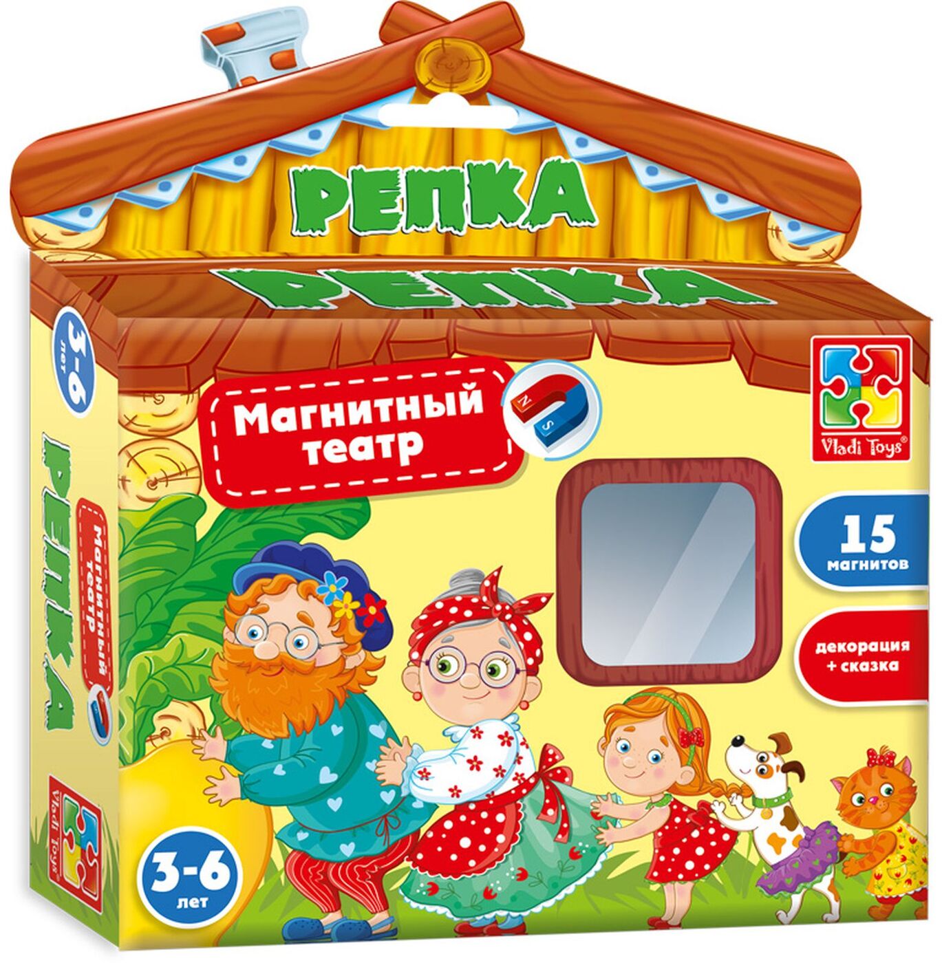 Магнитный театр Vladi Toys Репка — купить в интернет-магазине OZON с ...