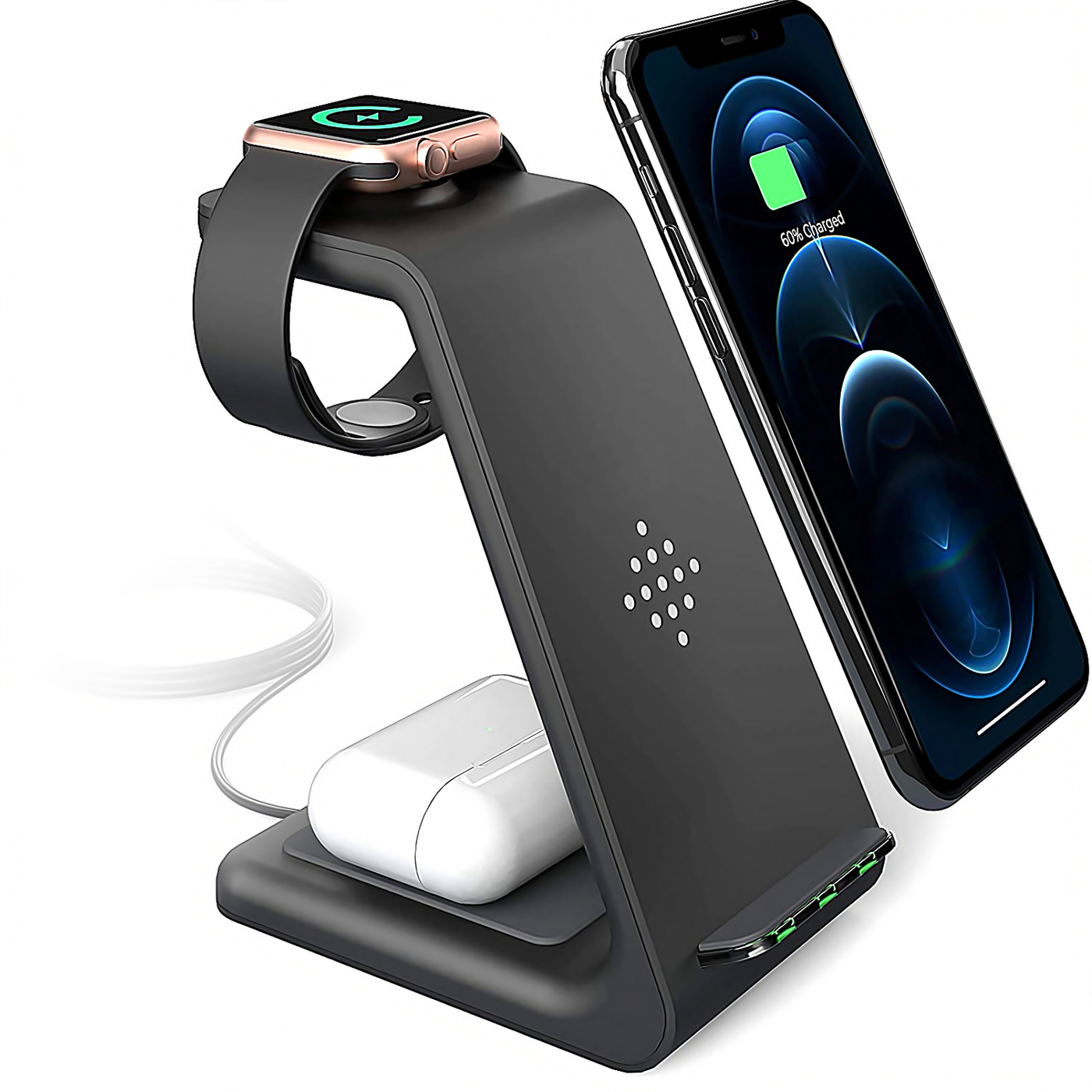 Беспроводная зарядная станция 3 в 1 "MAXVOL" для Apple - купить по ...