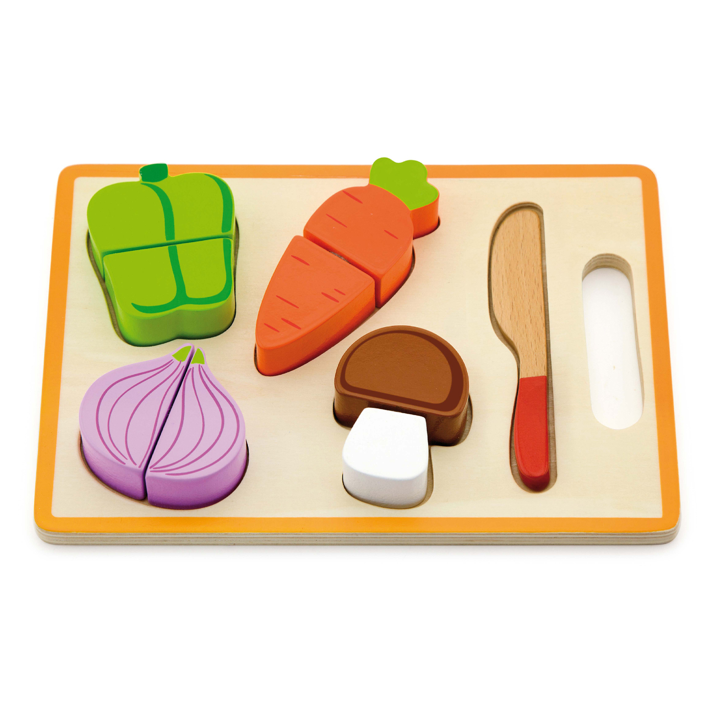 Игрушечные продукты Viga Toys 50979 Режем овощи 6 предметов (дерево ...