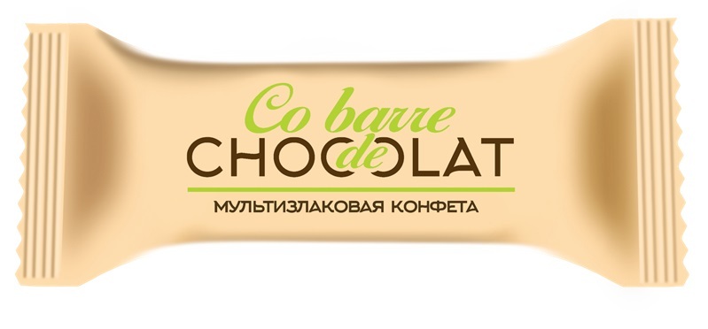 Мультизлаковые конфеты с белой глазурью Co barre de CHOCOLAT 400 грамм ...