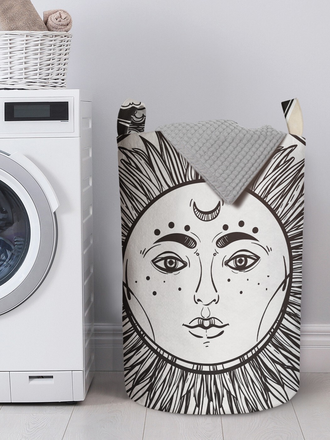 Корзина для белья, Бак для белья JoyArty, 75 л, Войлок, Полиэстер купить по выгодной цене в ...