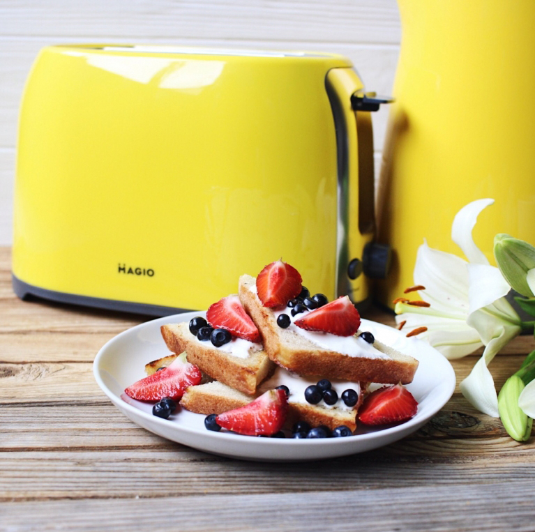 Тостер Magio MG-272 Y, желтый купить по выгодной цене в интернет-магазине OZON