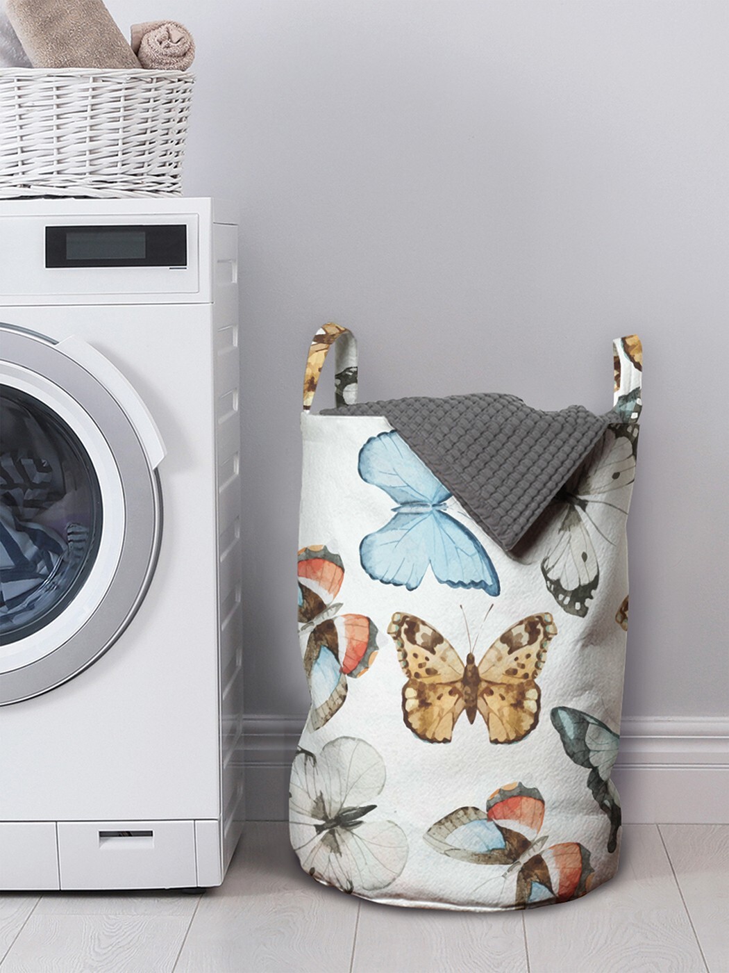 Корзина для белья, Бак для белья JoyArty, 45 л, Войлок, Полиэстер купить по выгодной цене в ...