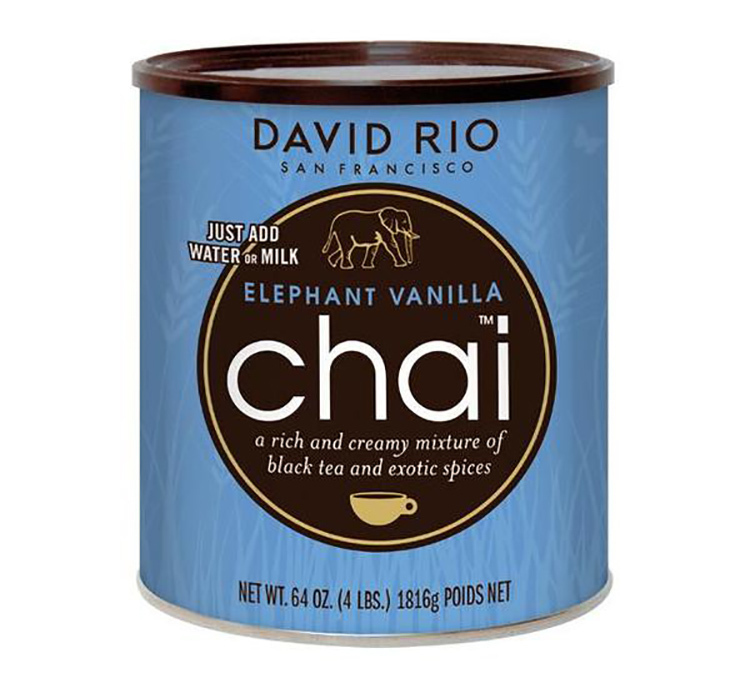 Пряный чай латте David Rio Chai Elephant Vanilla (с ванилью, медом ...