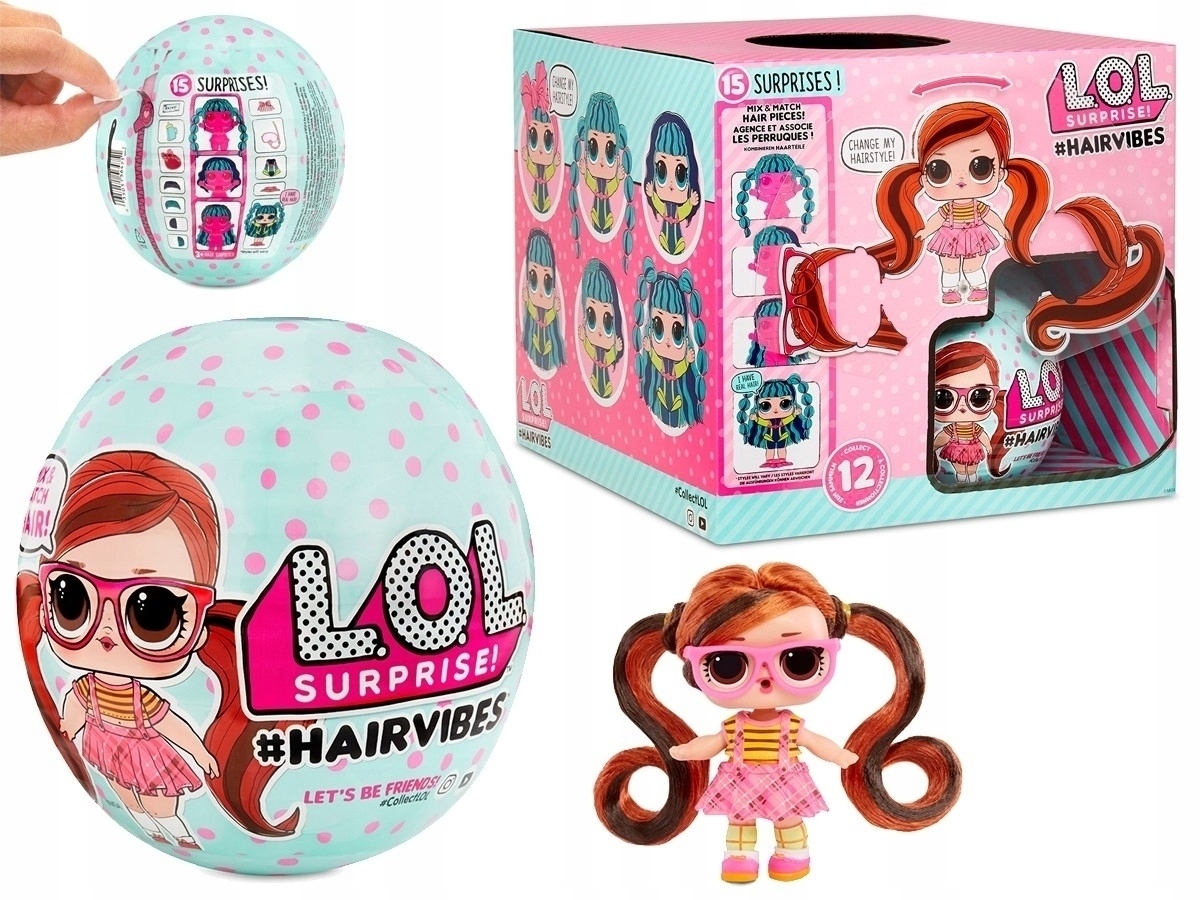 Кукла L.O.L. Surprise! LOL Hairvibes. Кукла ЛОЛ Сюрприз Хейрвайбс с ...