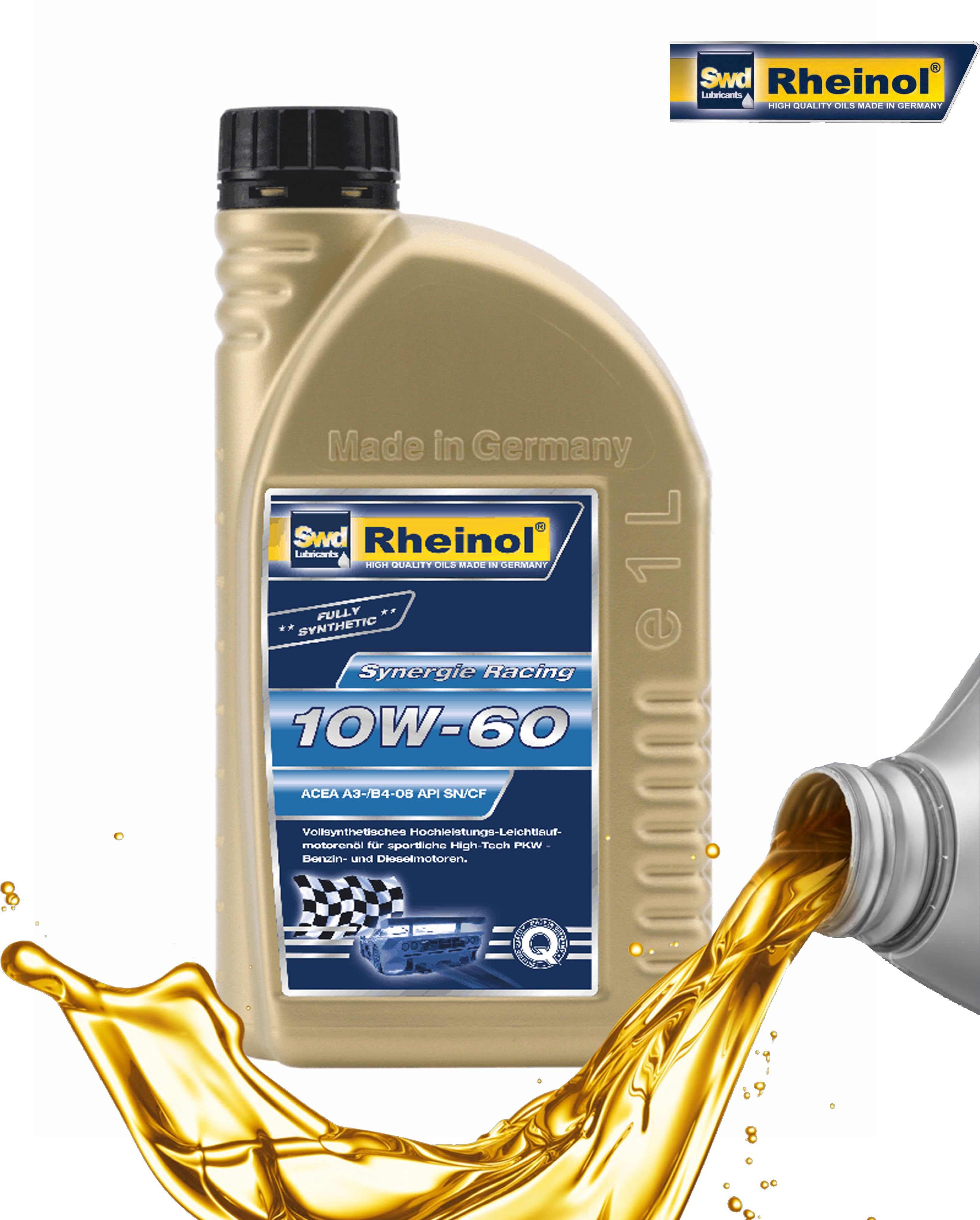 Моторное масло SWD Rheinol Synergie Racing 10W-60 Синтетическое 1 л ...