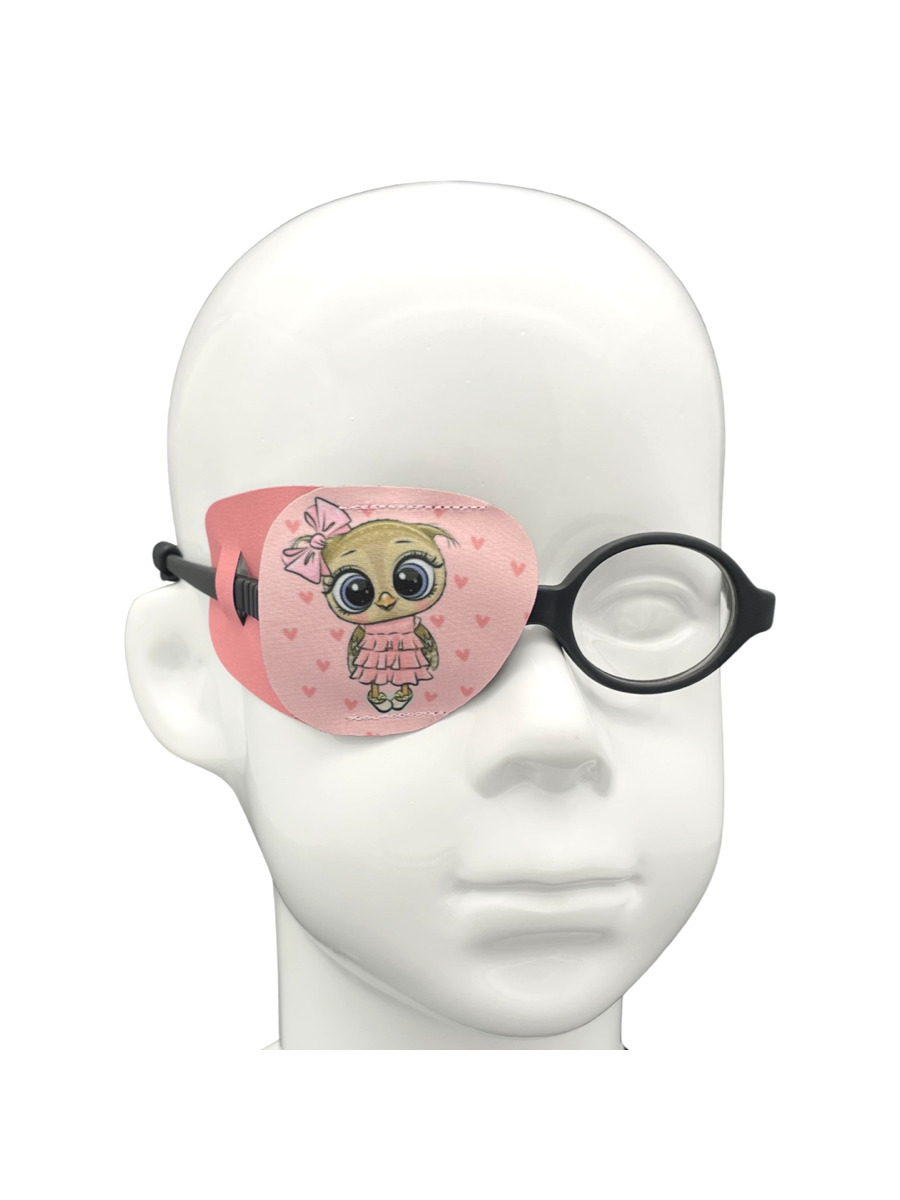 Окклюдер на очки eyeOK "Сова 2", анатомический, для закрытия правого ...