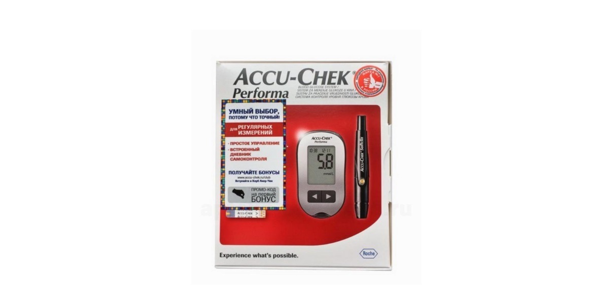 Accu-chek перформа глюкометр комплект — купить в интернет-магазине OZON ...