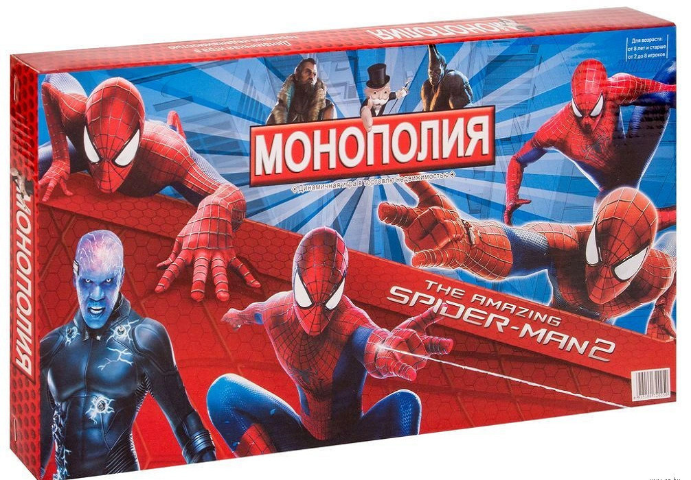 Настольная игра Монополия "Человек-паук" — купить в интернет-магазине ...