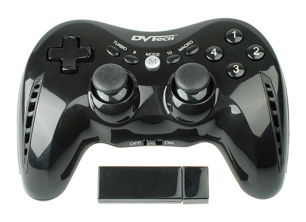 Геймпад DVTech, для Windows, черный - купить по выгодной цене в интернет-магазине OZON (162280771)