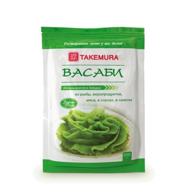 TAKEMURA Хрен сушеный васаби порошок, 250 г - купить с доставкой по ...