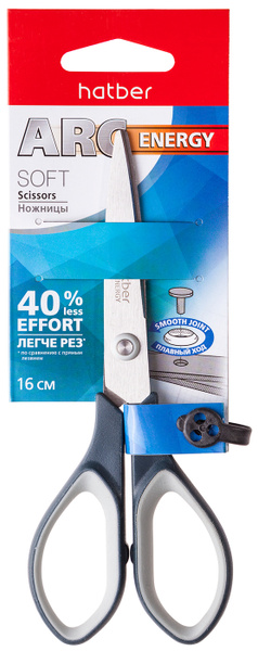 Ножницы Hatber 16 см START SOFT Лёгкий Рез - купить с доставкой по выгодным ценам в интернет ...