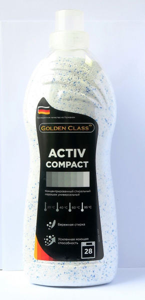 GOLDEN CLASS Activ compact ( Голден Класс ) Универсальный СТИРАЛЬНЫЙ ПОРОШОК, 1,75кг на 28 ...