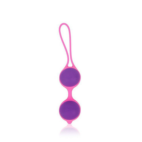 Фиолетово-розовые вагинальные шарики Cosmo, Bior toys - купить с ...