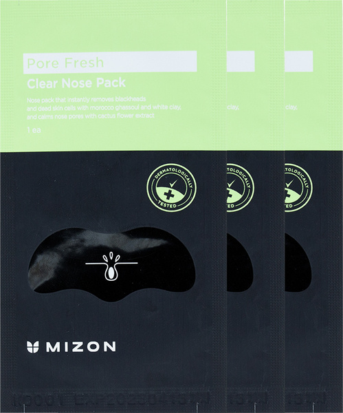 MIZON Очищающие патчи для носа Pore Fresh Clear Nose Pack - 3 шт ...