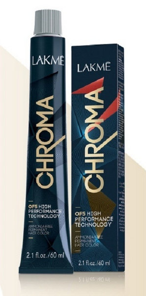 Lakme Безаммиачная перманентная крем краска для волос Chroma Ammonia Free Permanent Hair Color