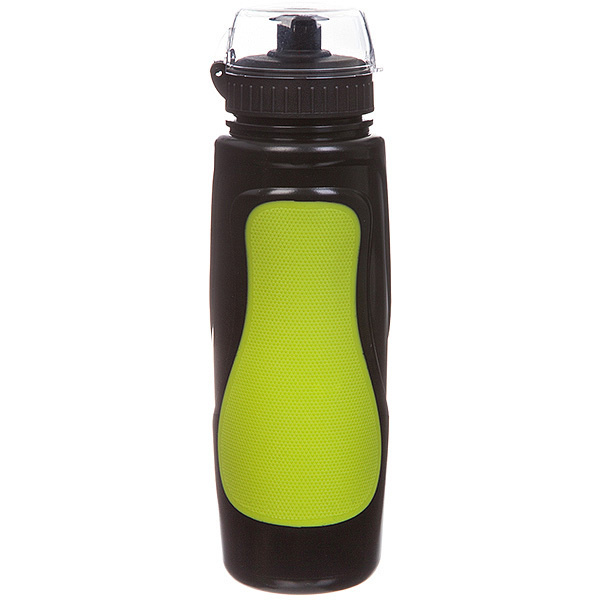 Велофляга STG DC-BT-55 600мл защитной крышкой черно/зеленая. купить на ...