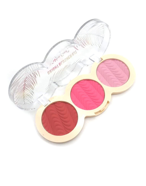 SeVen cool Bright blusher kit Палетка румян с тремя цветами оттенок ...