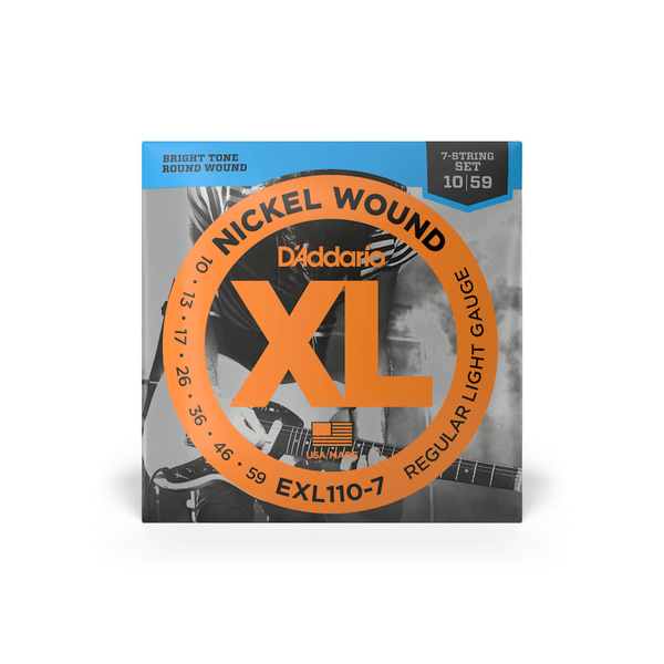 D'ADDARIO EXL110 7 Струны для электрогитары купить на OZON по низкой ...