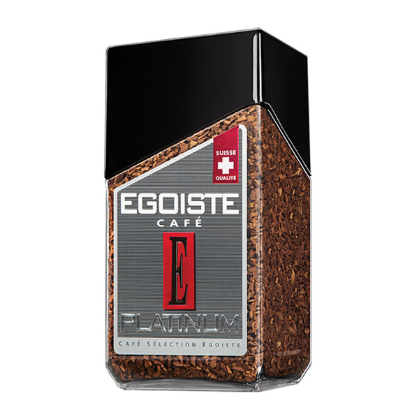 Кофе растворимый EGOISTE "Platinum", сублимированный, 100 г, 100% ...