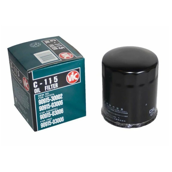 Фильтр масляный Vic C115 - купить по выгодным ценам в интернет-магазине OZON (1722281412)
