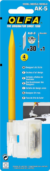 Перовой нож OLFA Utility Models для точных работ 4 мм(OL-AK-5) купить на OZON по низкой цене ...