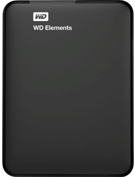 Western Digital 1 ТБ Внешний жесткий диск (WDBUZG0010BBK-WESN), черный ...