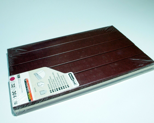 Канал бордовый 32мм А4 304мм с покрытием "ткань" для биндера OPUS Metalbind (10шт) - купить с ...