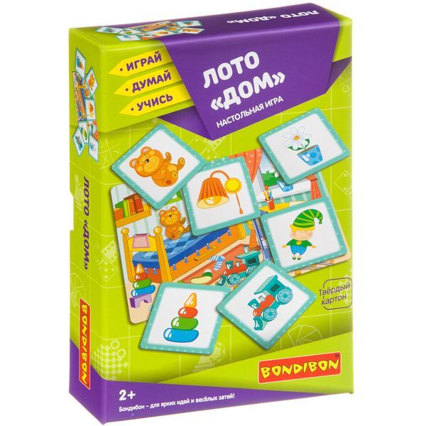 Лото "Дом" - настольная игра BONDIBON. - купить с доставкой по выгодным ...