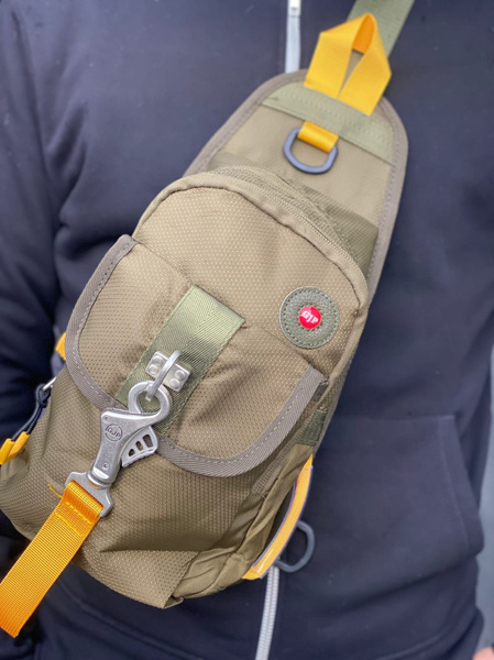 Тактическая сумка Light Sergeant Bag с карабином, 6л, цвет Хаки ...