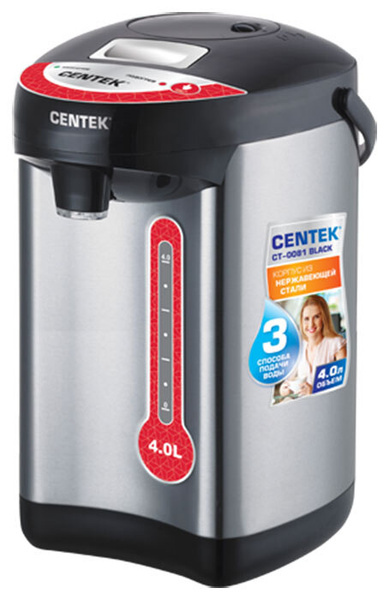 Термопот Centek CT-0081 Black - купить с доставкой по выгодным ценам в ...