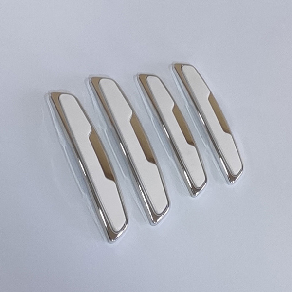 Защитные накладки на двери авто белые хром купить по низкой цене в ...