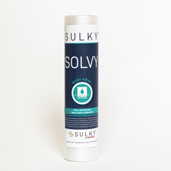 Стабилизатор ткани. Водорастворимая пленка Gunold SULKY SOLVY, 25 см*10 ...