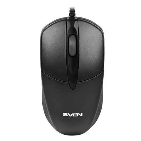 Мышь проводная Sven проводная оптическая проводная RX-112, USB, 2 кнопки + 1 колесо-кнопка ...