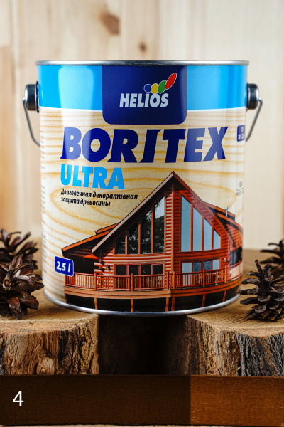Helios Boritex Ultra 2,5 л. № 4 Орех - купить по низкой цене в интернет ...