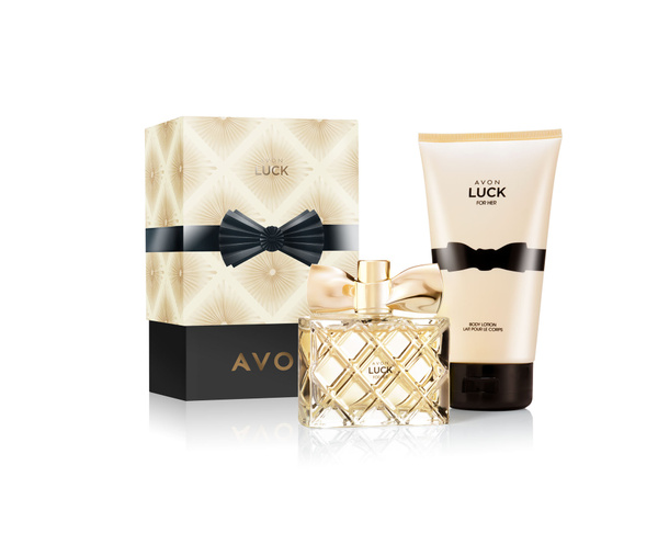 AVON Набор женский "Luck" for her ( Парфюмерная вода 50 мл + Лосьон для ...